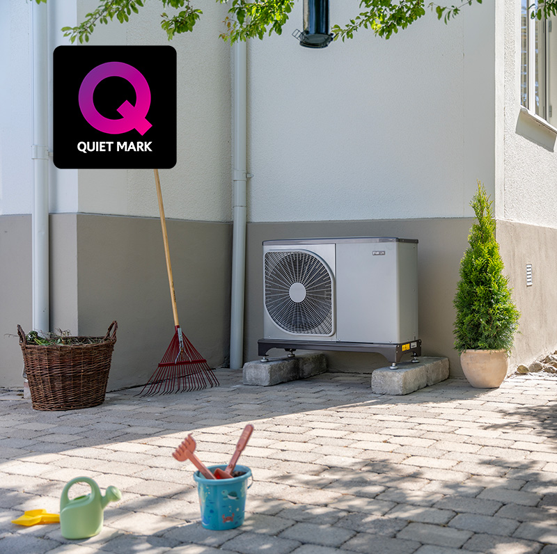 Quiet Mark – gecertificeerd laag geluidsniveau | NIBE